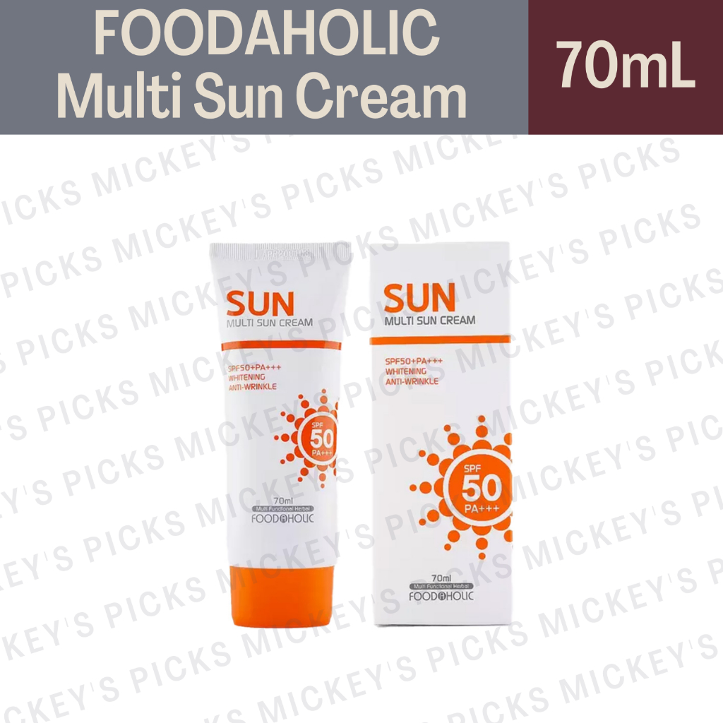 Foodaholic Sun Multi Sun Cream SPF50+ PA+++ 70mL | Shopee Philippines