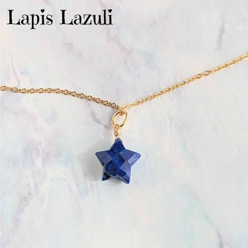 Gemstone necklace【Lapis Lazuli】direct from japan | Shopee Philippines