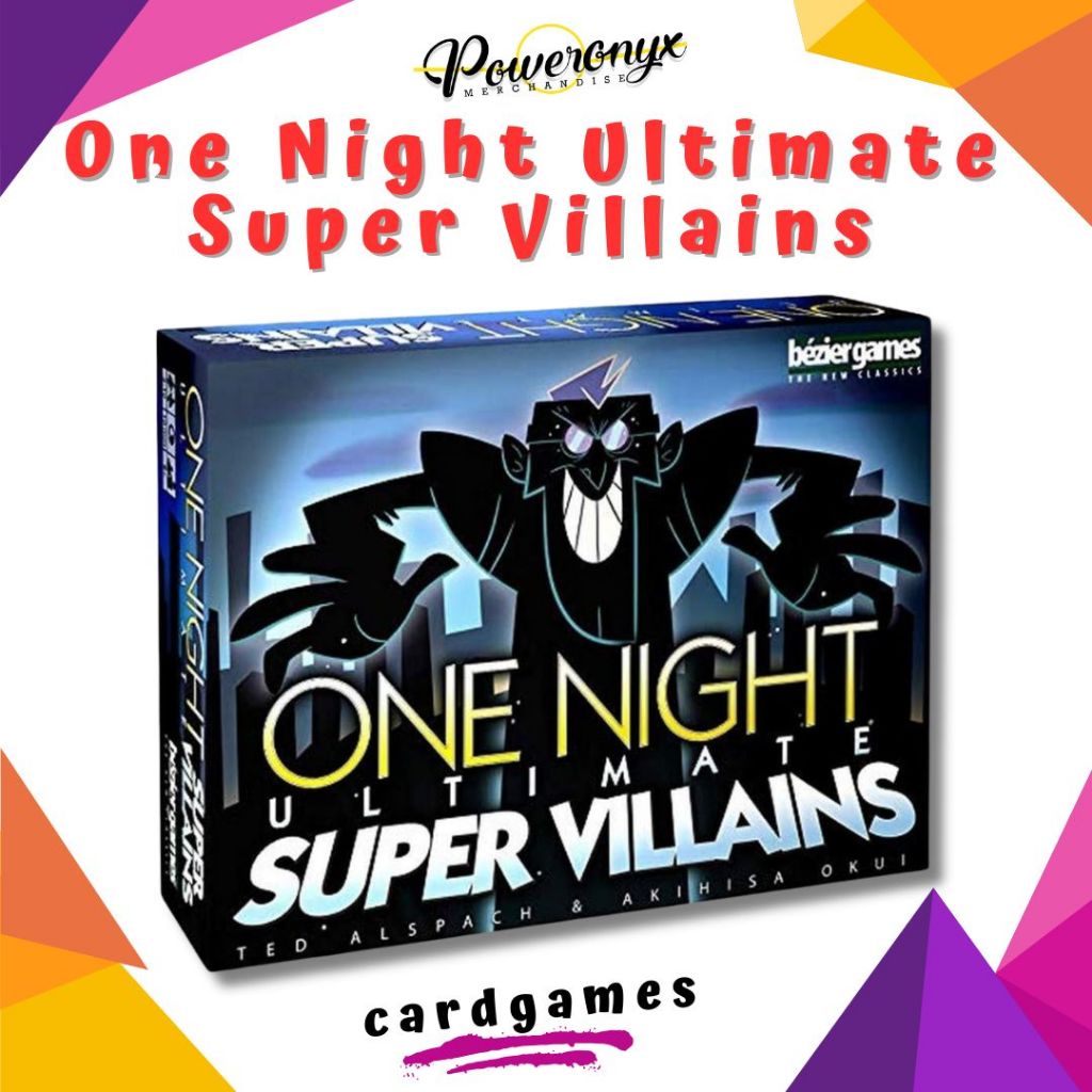 One Night Ultimate Super Villains Card Game Party Game | Shopee Philippines