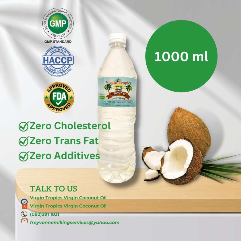 Virgin Coconut Oil VCO 1000 ml by Virgin Tropics All Natural Food ...