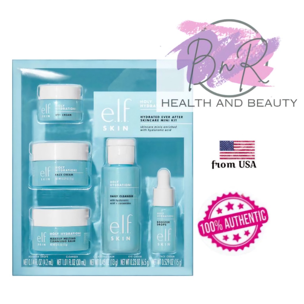 elf SKIN Holy Hydration! Hydrated Ever After Skincare Mini Kit | Shopee ...