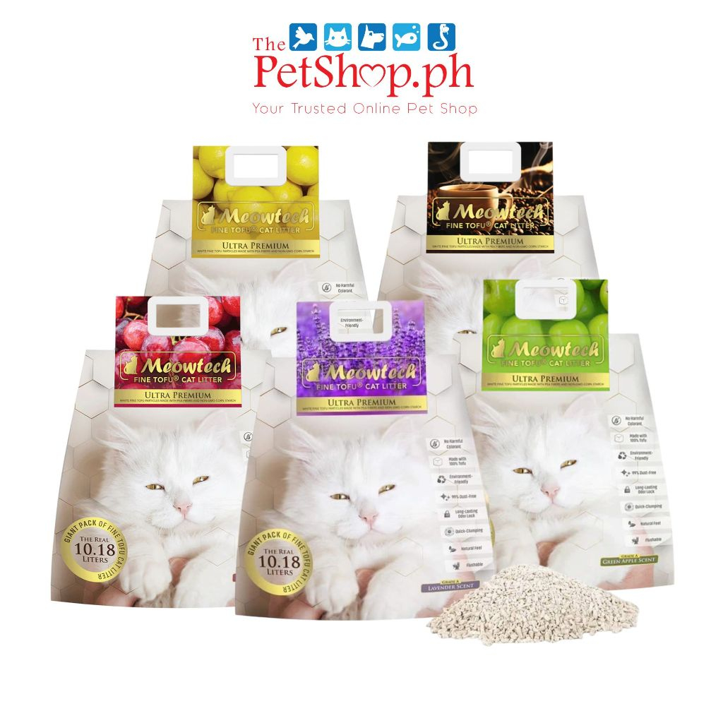 Meowtech TOFU Ultra Premium Fine Cat Litter 10.18L/4kg | Shopee Philippines