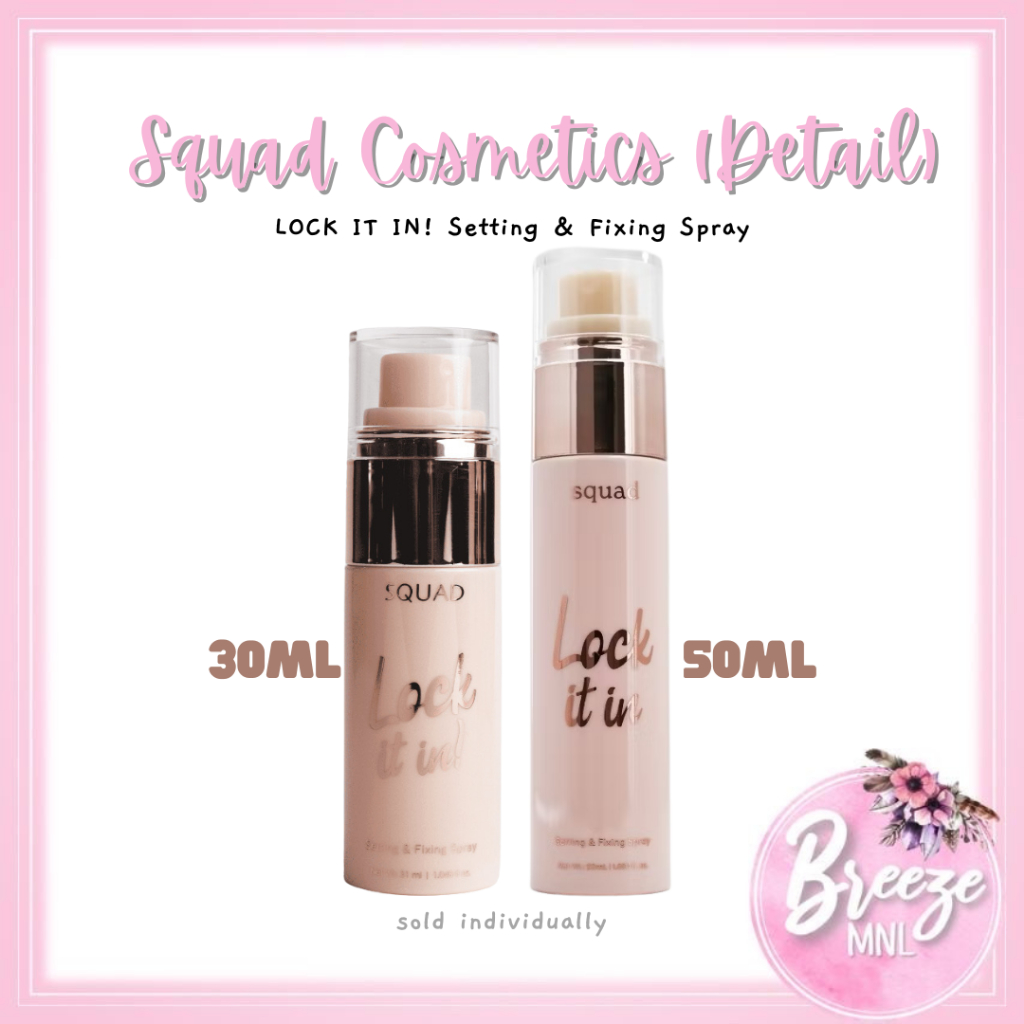 Detail Squad Cosmetics Lock it in Setting & Fixing Spray (Squad Setting ...