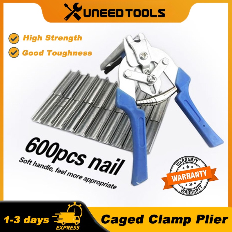 Hog Ring Plier Tool M Clips Staples Chicken Mesh Cage Wire Fencing ...