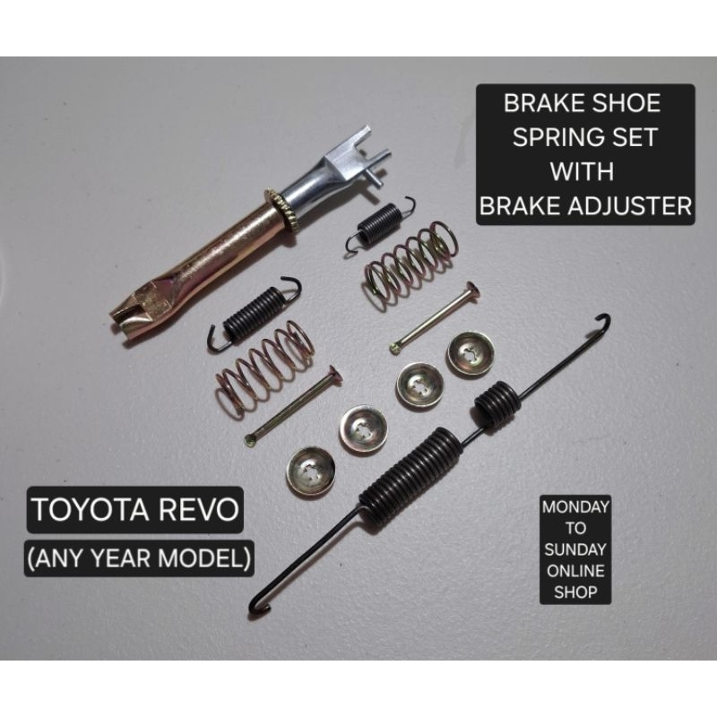 3 Piece Brake Shoe Spring with Adjuster for Toyota Revo (Any Year Model ...