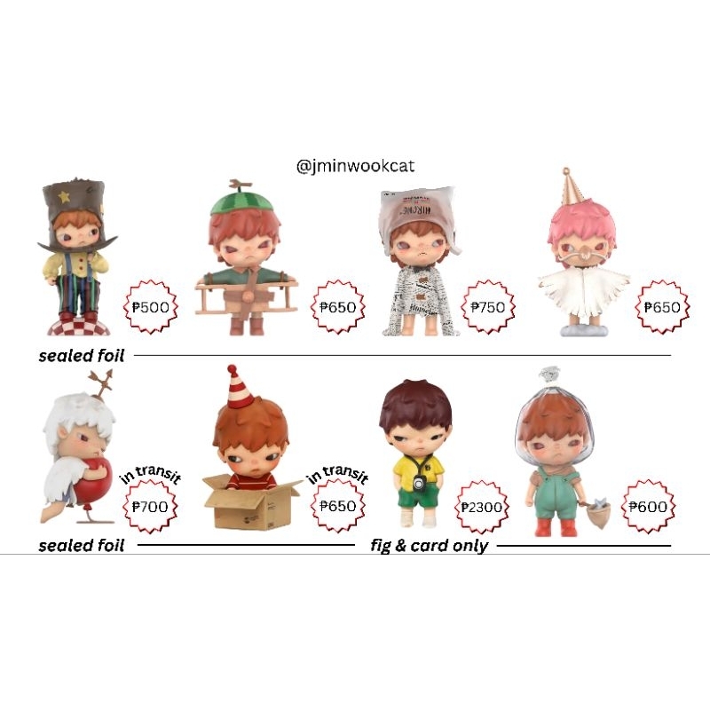 POP MART Hirono [ The Other One Little Mischief City of Mercy Mime Le ...