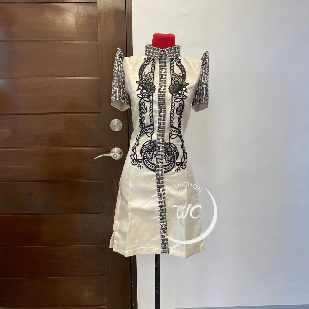 Modern Filipiniana Dress | Embroidered, Ethnic Style | Shopee Philippines