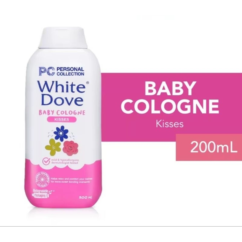 PERSONAL COLLECTION WHITE DOVE BABY COLOGNE KISSES 200ML | Shopee ...