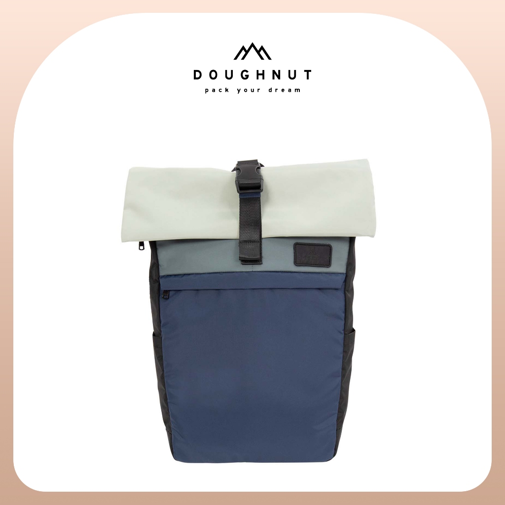 Doughnut Jetpack Go Wild Series Navy Grey Backpacks | Shopee Philippines