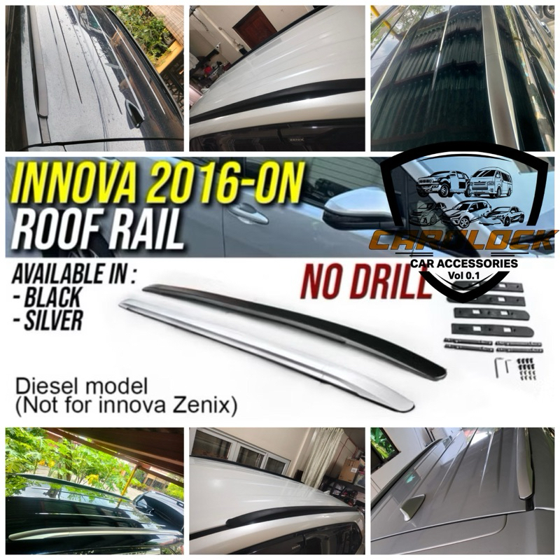 Toyota Innova 2016 - 2025 Flat Roof Rail OEM | Shopee Philippines