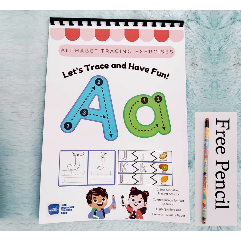 Alphabet Tracing Pad A4 Size | Shopee Philippines