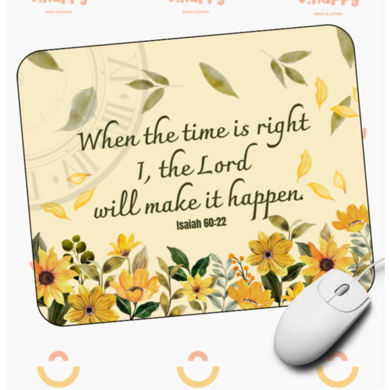 BIBLE VERSE Personalized Computer Mouse Pad | Shopee Philippines