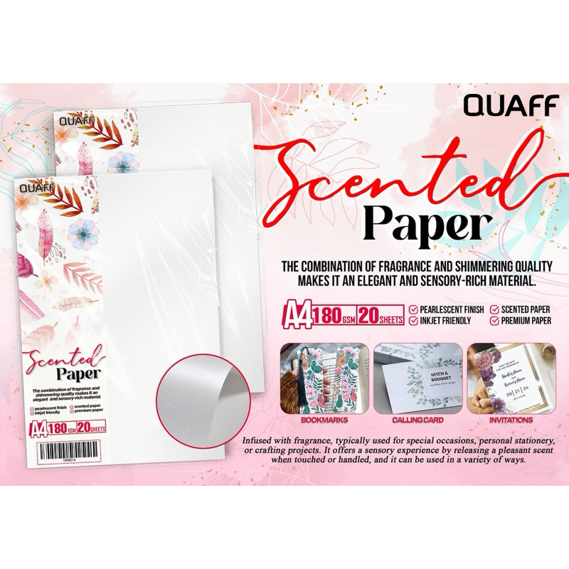 SCENTED PAPER a4 180gsm 20 sheets | Shopee Philippines
