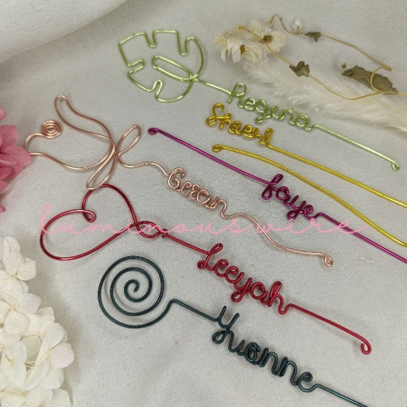 Luminous Customized Wire Bookmark (Specific Design) | Shopee Philippines