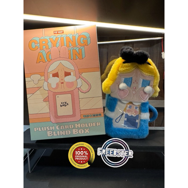 [100% Original] Pop Mart Cry Baby Crying again plush card holder ...