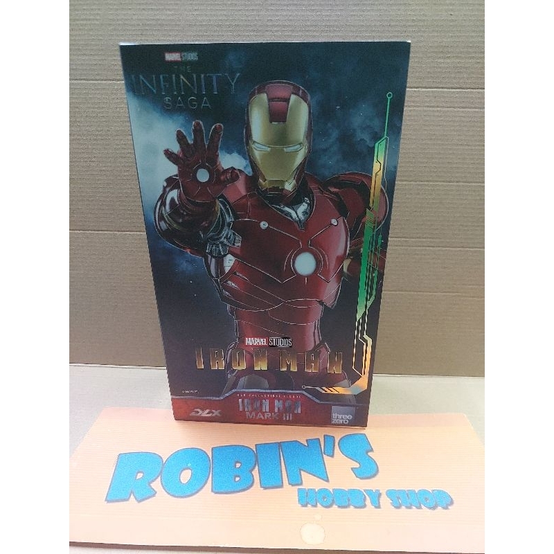 Three Zero Marvel Infinity Saga Avengers Iron Man Mark 3 III DLX SEALED ...