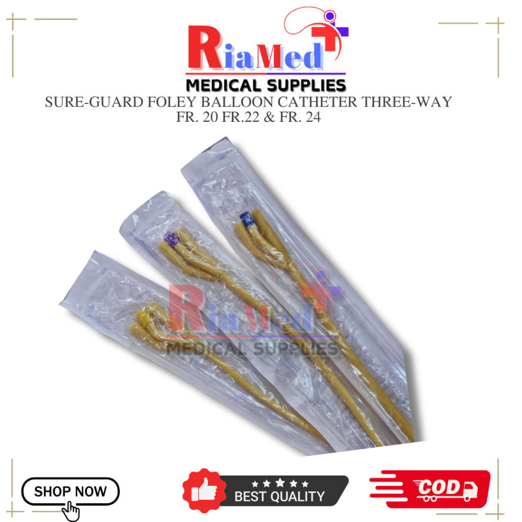 Sure-Guard Foley Catheter Balloon Three-Way (sold per piece) | Shopee ...