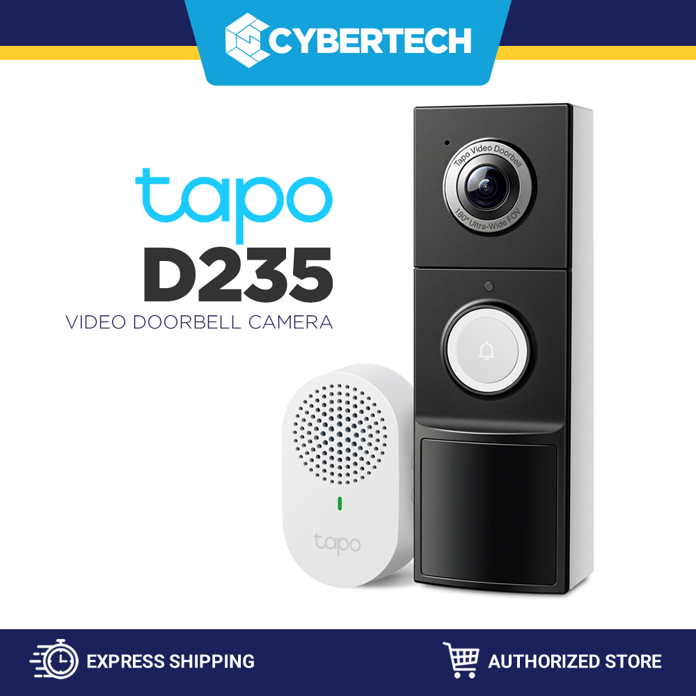 Cybertech TP-Link Tapo D235 Tapo Video Doorbell Camera | Shopee Philippines