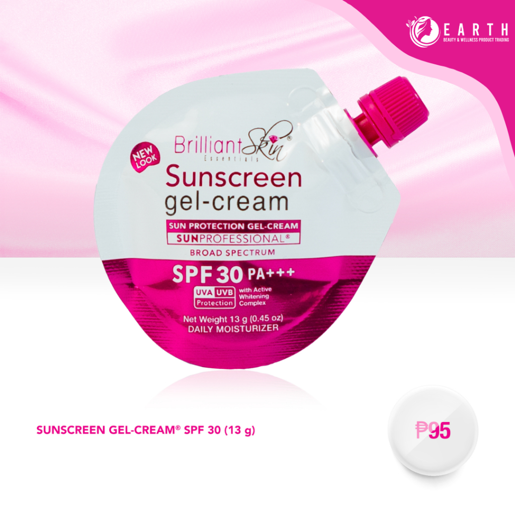 Brilliant Skin Essentials | Sunscreen Gel Cream 13g (New look) | 1pc ...
