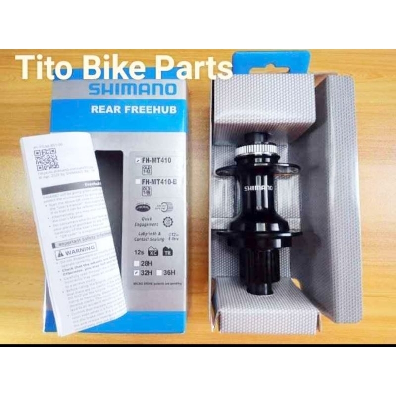 SHIMANO MT410 REAR HUB 142MM TA 32H | Shopee Philippines