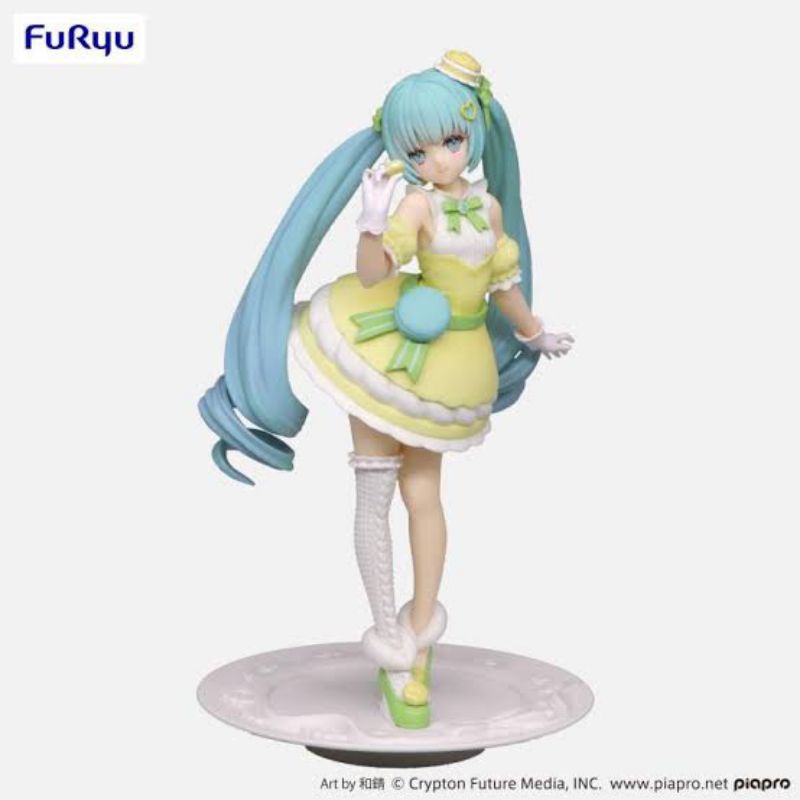 Authentic FuRyu Hatsune Miku Exceed Creative SweetSweets Citron Macaron ...