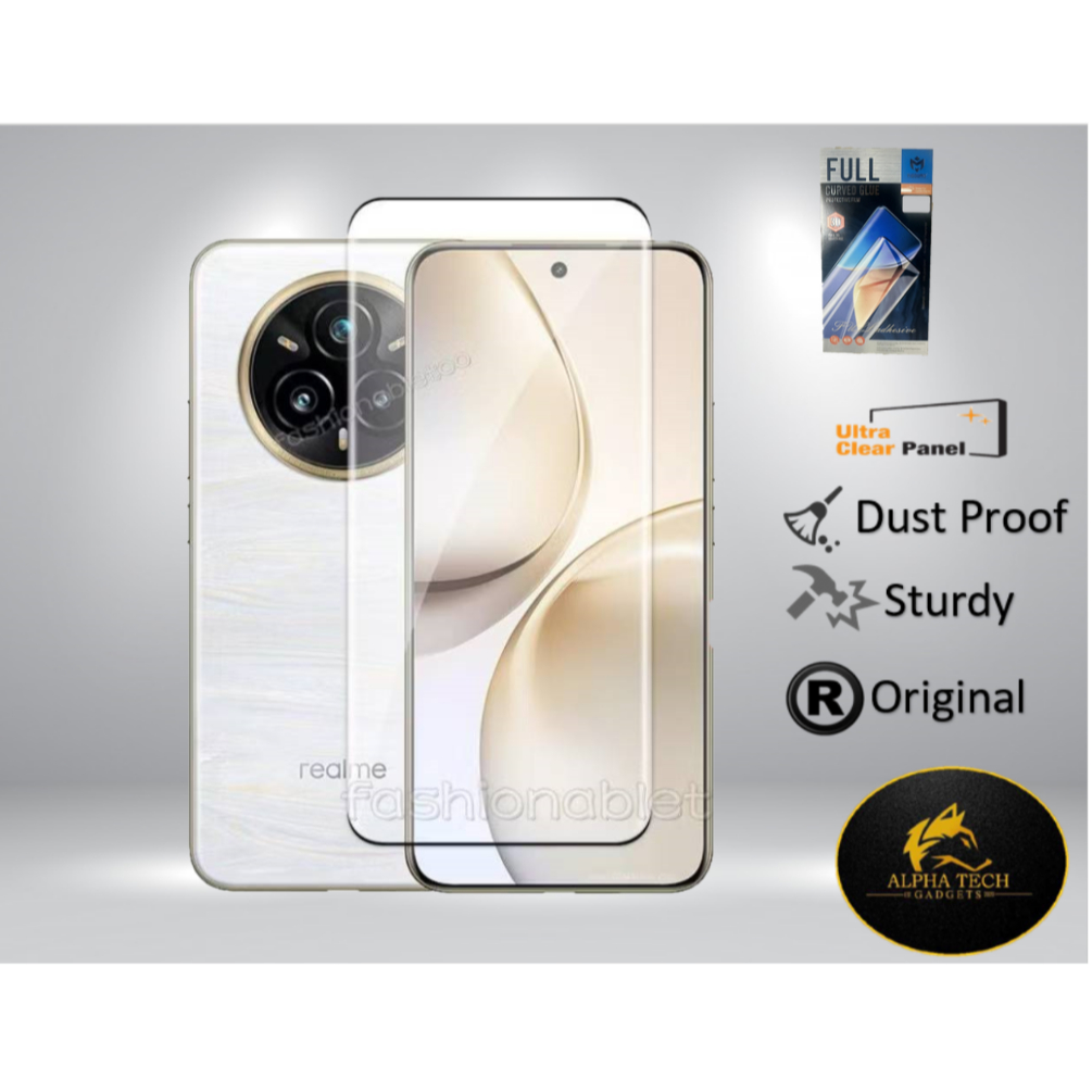REALME 15 PRO 14 PRO PLUS 13 PRO PLUS 12 YIGOUMO Full Glue Tempered ...