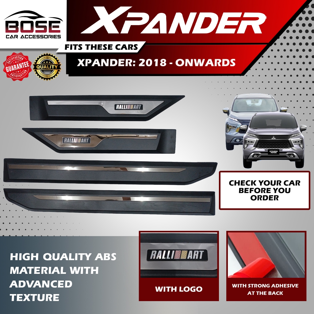 Bodykit Moulding for Mitsubishi Xpander 2018 - Onwards Model OEM Side ...