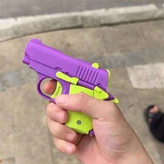 Turnip gun 3D Mini 1911 Model Toy Gun Pistols for Boys Kids Bullets No ...