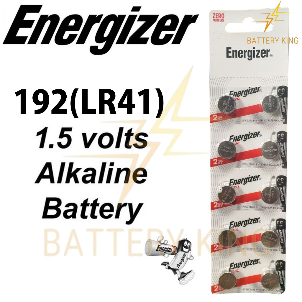 LR41 /192 / AG3 / V3GA 1.5v Alkaline Button Cell Battery Batteries ...