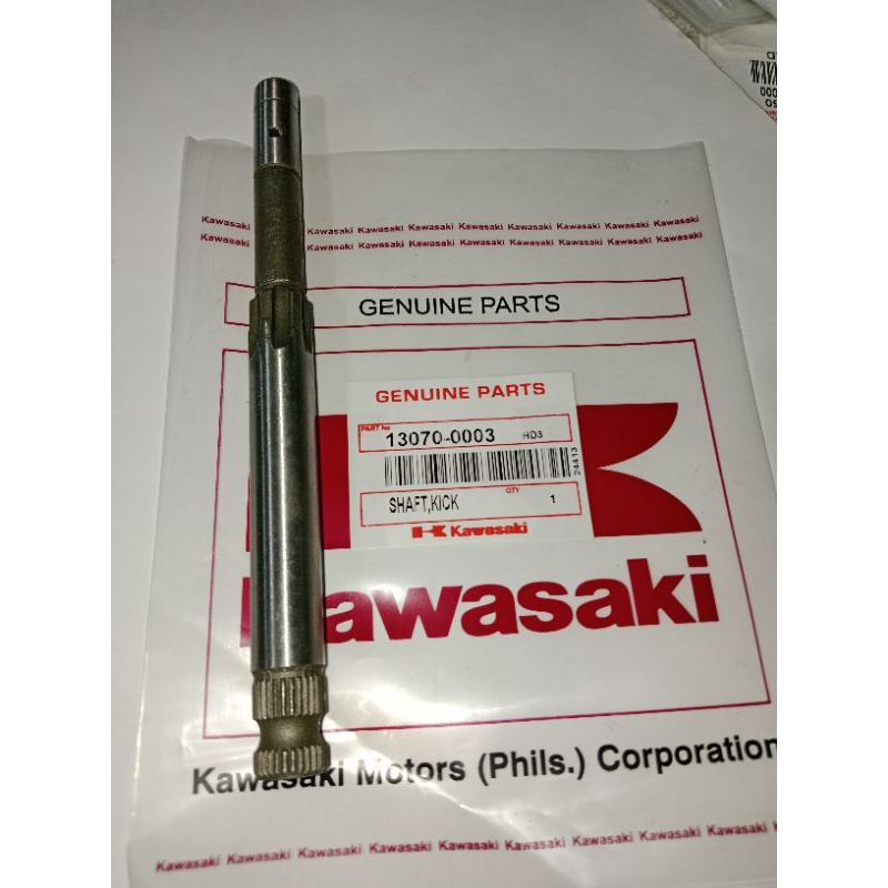 HD3 KICK SHAFT KAWASAKI GENUINE PARTS | Shopee Philippines