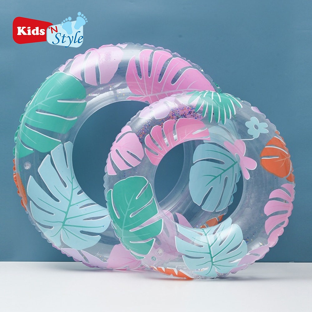 Inflatable Transparent Swim Ring Air Chamber Water Tube Pool Raft Safe ...