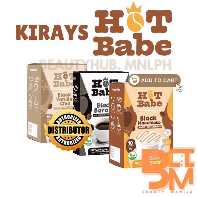 Kiray Hot Babe Coffee: Black Barako, Black Vanilla Chia, Black ...