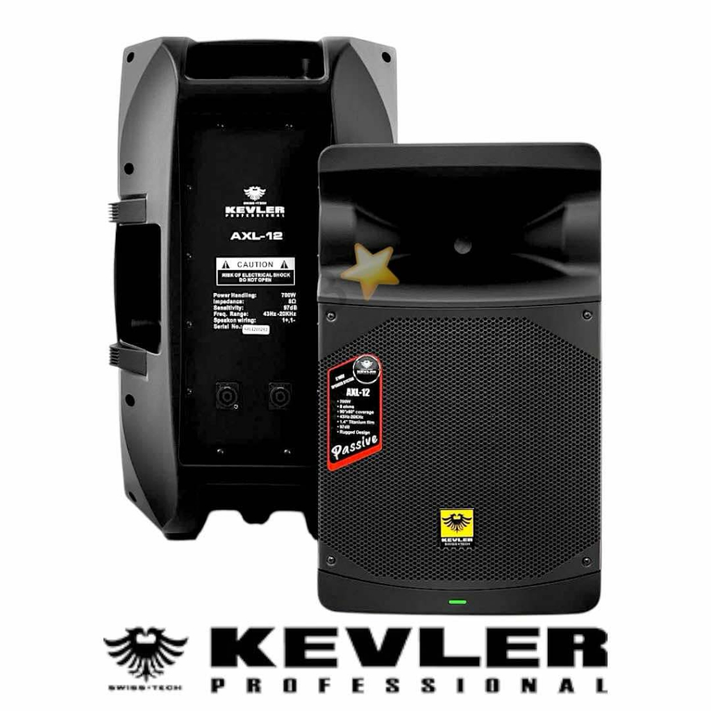 1pc. Kevler AXL 12 Passive 12 inch 2 Way Bass Reflex 700 Watts 8 ohms ...