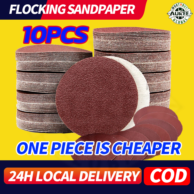 4inch 10PCS Flocking Sanding Disc 40-7000 Grit Round Grit Sandpaper ...