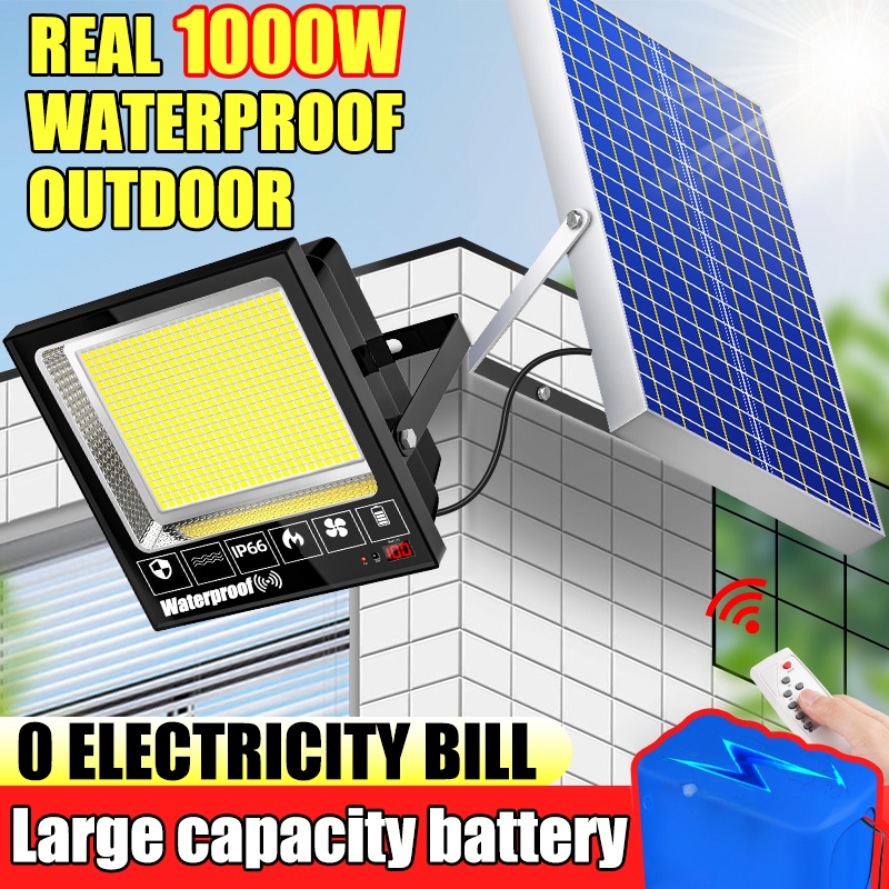 Solar Flood Light Outdoor Waterproof Ip67 Flood Led Street Indoor Led ...