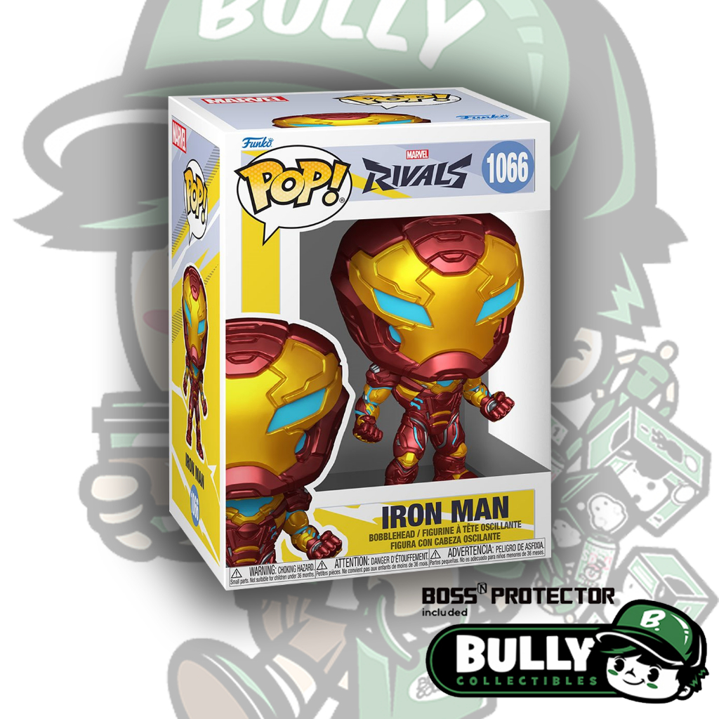 Funko POP! Marvel: Rivals - Iron Man 1066 With Boss Protector | Shopee ...