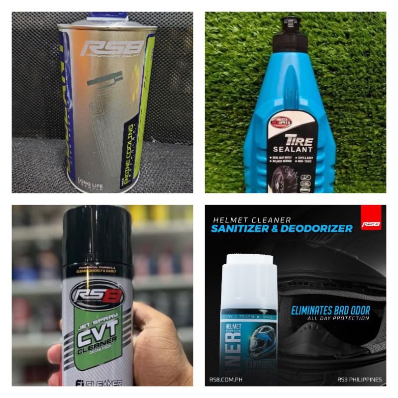 RS8 Liquid Performance (CVT Cleaner, Coolant, Helmet Cleaner, Tire ...