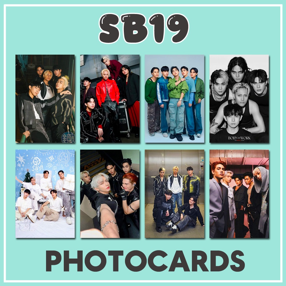 SB19 Stell Justin Ken Josh Pablo Photocards / Lomocards Prints ...
