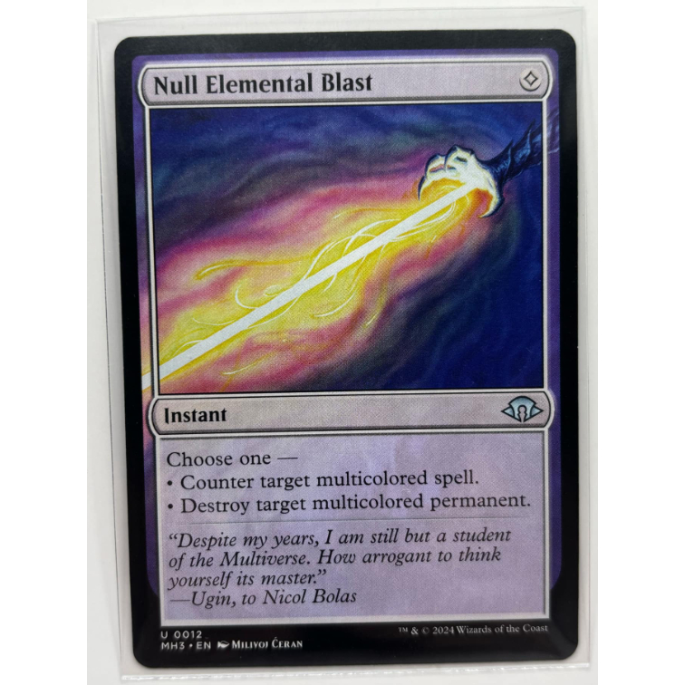 MTG TCG | MH3-0012 U (Non-Foil) Null Elemental Blast | Shopee Philippines
