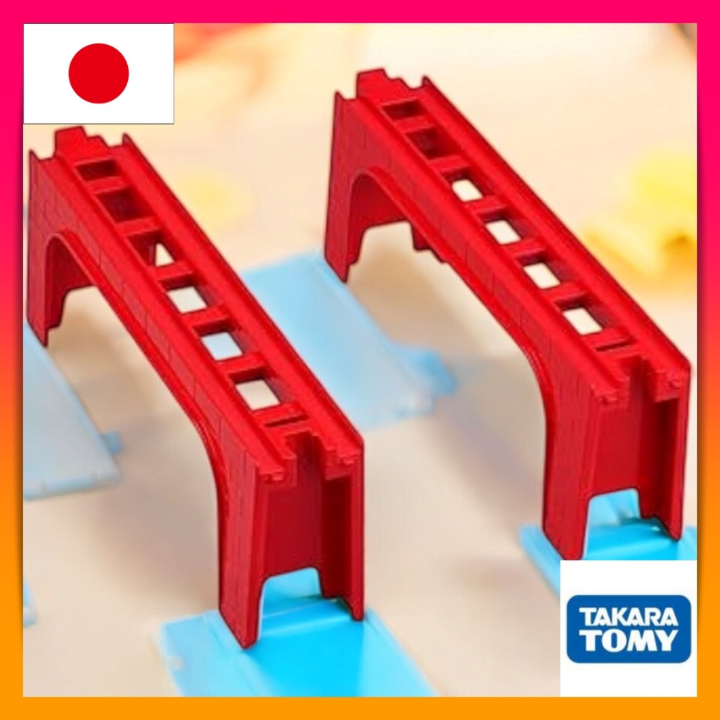 Takara Tomy Plarail R-17 Straight Bridge Track Toy Train for Ages 3 and ...