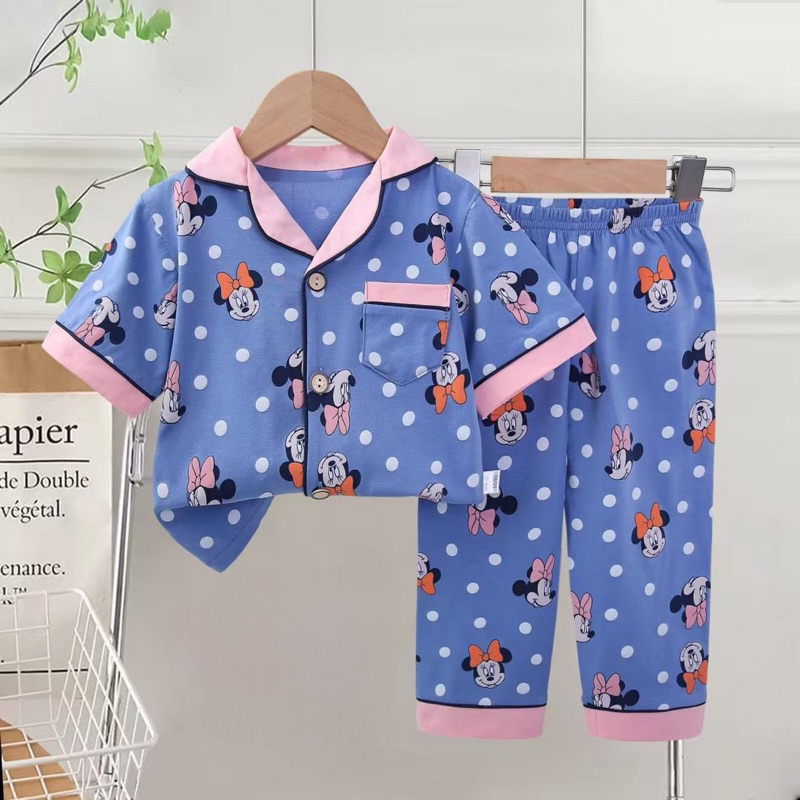 Kids Cotton Pajama Set; Premium Girl’s Cotton Sleepwear, Combed Cotton ...