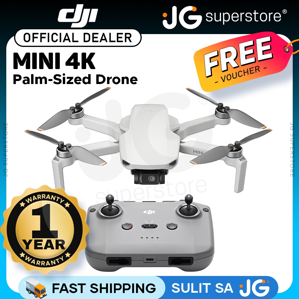 DJI Mini 4K Fly More Combo/Standard Palm-Sized Drone with RC-N1C Remote ...
