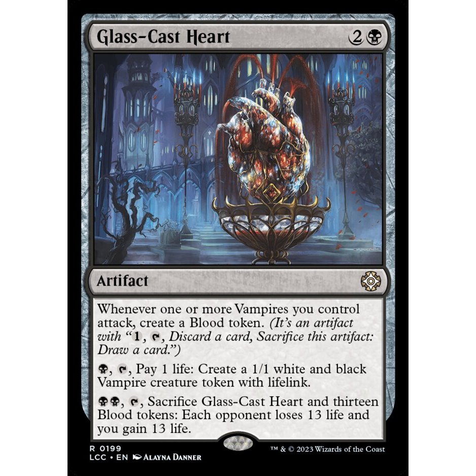 GLASS-CAST HEART MAGIC THE GATHERING TCG | Shopee Philippines