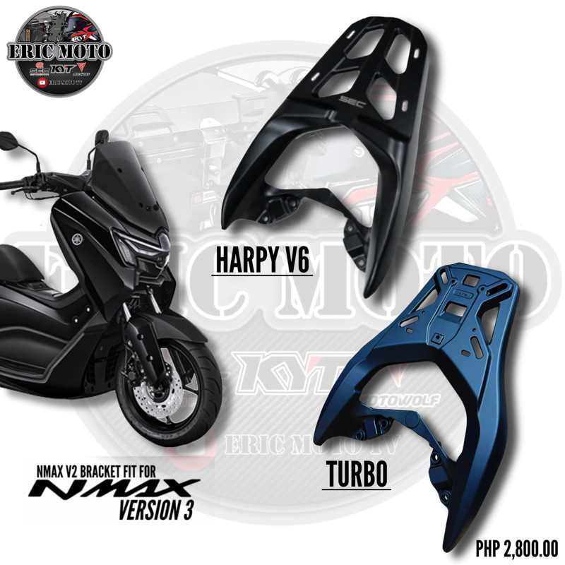 nmax 2020 v2 & v2.1 / nmax v3 / nmax turbo top box bracket HARPY ...