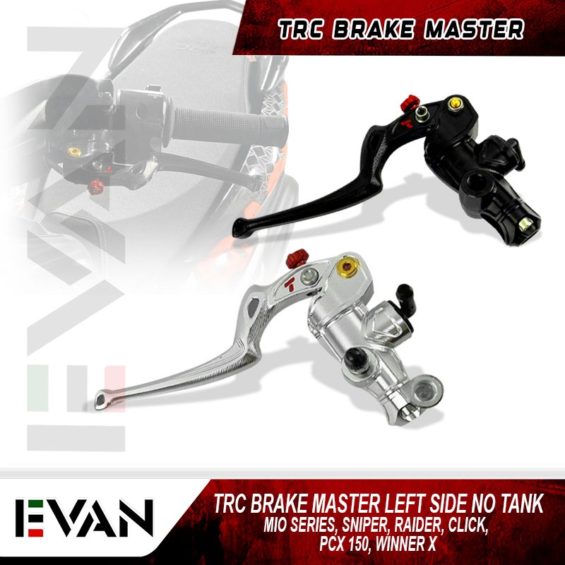 EVAN SHOP TRC BRAKE MASTER LEFT SIDE NO TANK FOR MIO, SNIPER,RAIDER ...