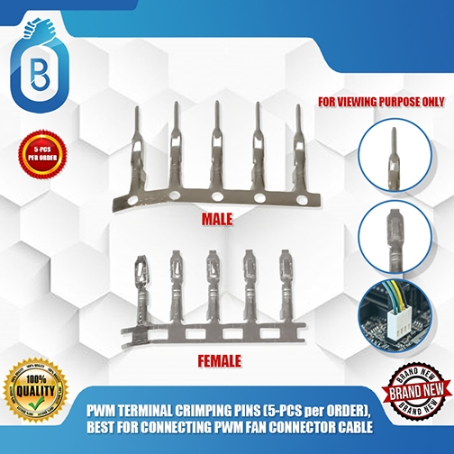 PWM TERMINAL CRIMPING PINS (5-PCS per ORDER), BEST FOR CONNECTING PWM ...