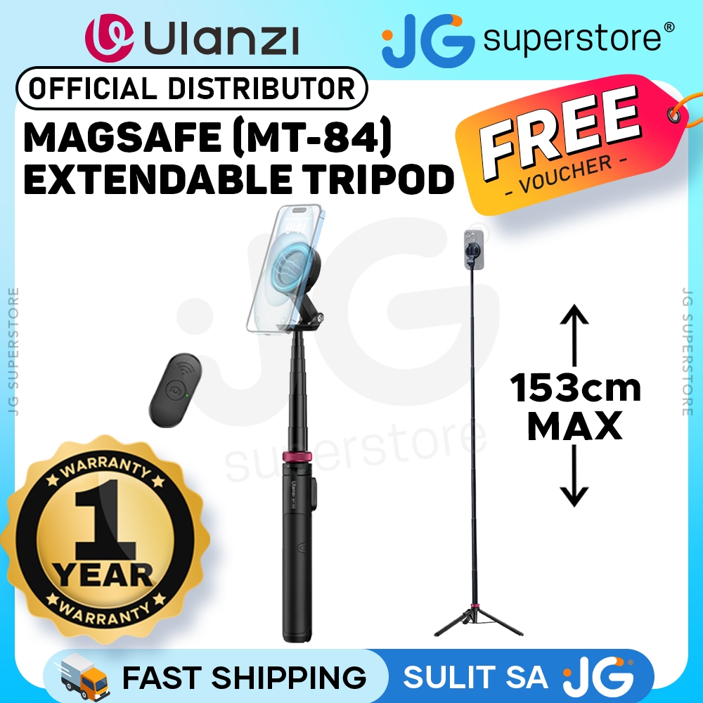 Ulanzi MT-84 MagSafe Magnetic Smartphone Selfie Stick Tripod for iPhone ...