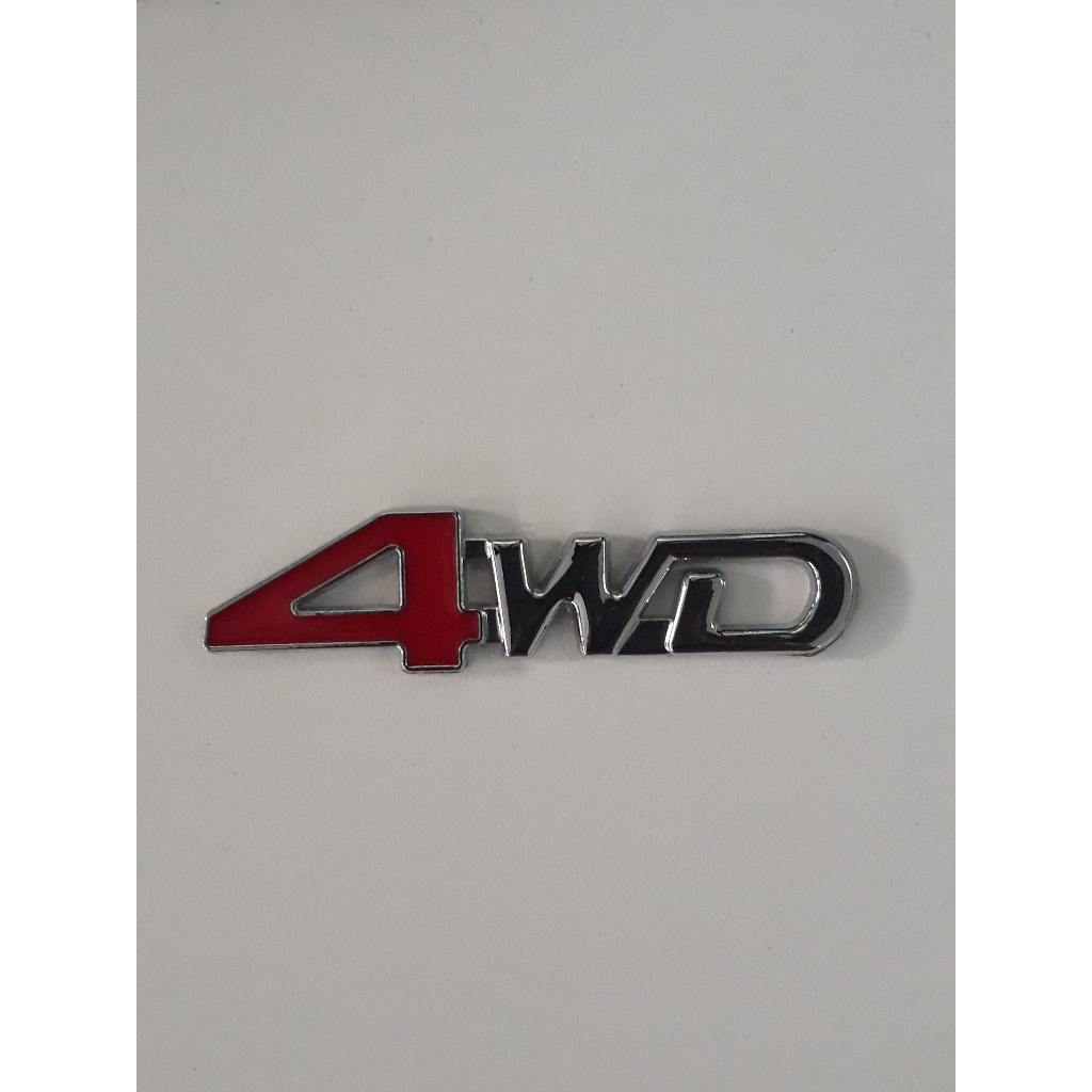 4WD Car Badge Metal Emblem NEW (2025) | Shopee Philippines