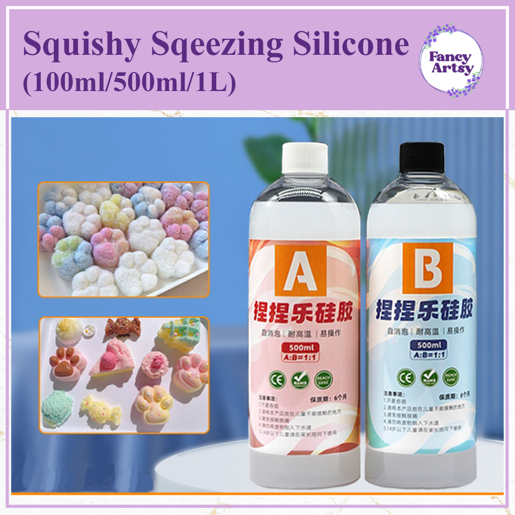 1:1 ratio DIY Liquid Silicone make Crafts Self Defoam High Temp ...