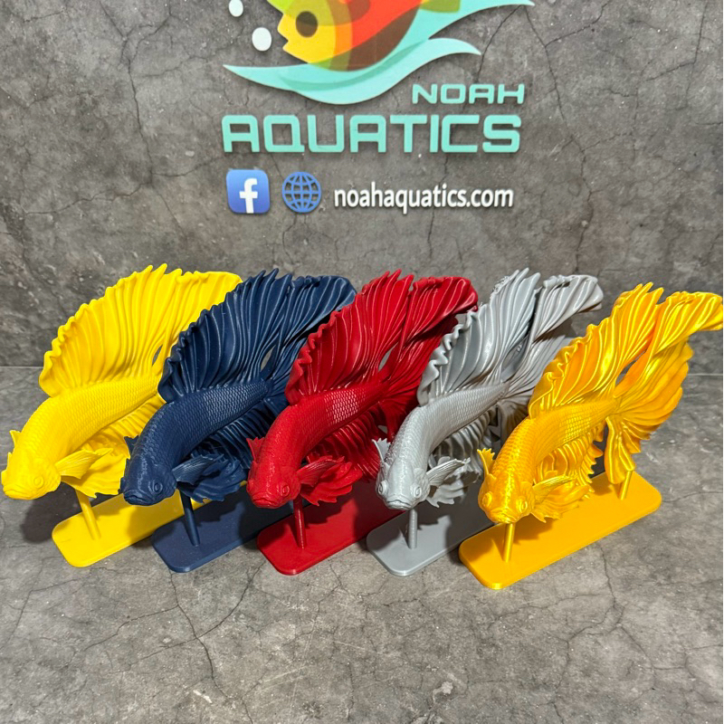 Betta Fish 3D Printed Figure | Good for Display | Molding for Trophies ...